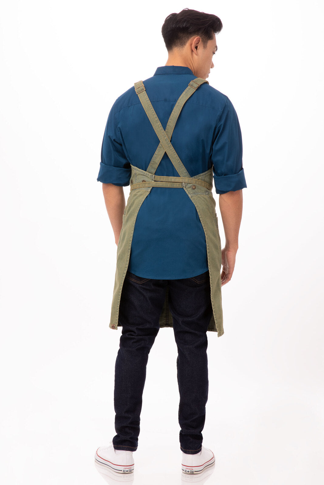 Uptown Cross-Back Bib Apron – Chef Works
