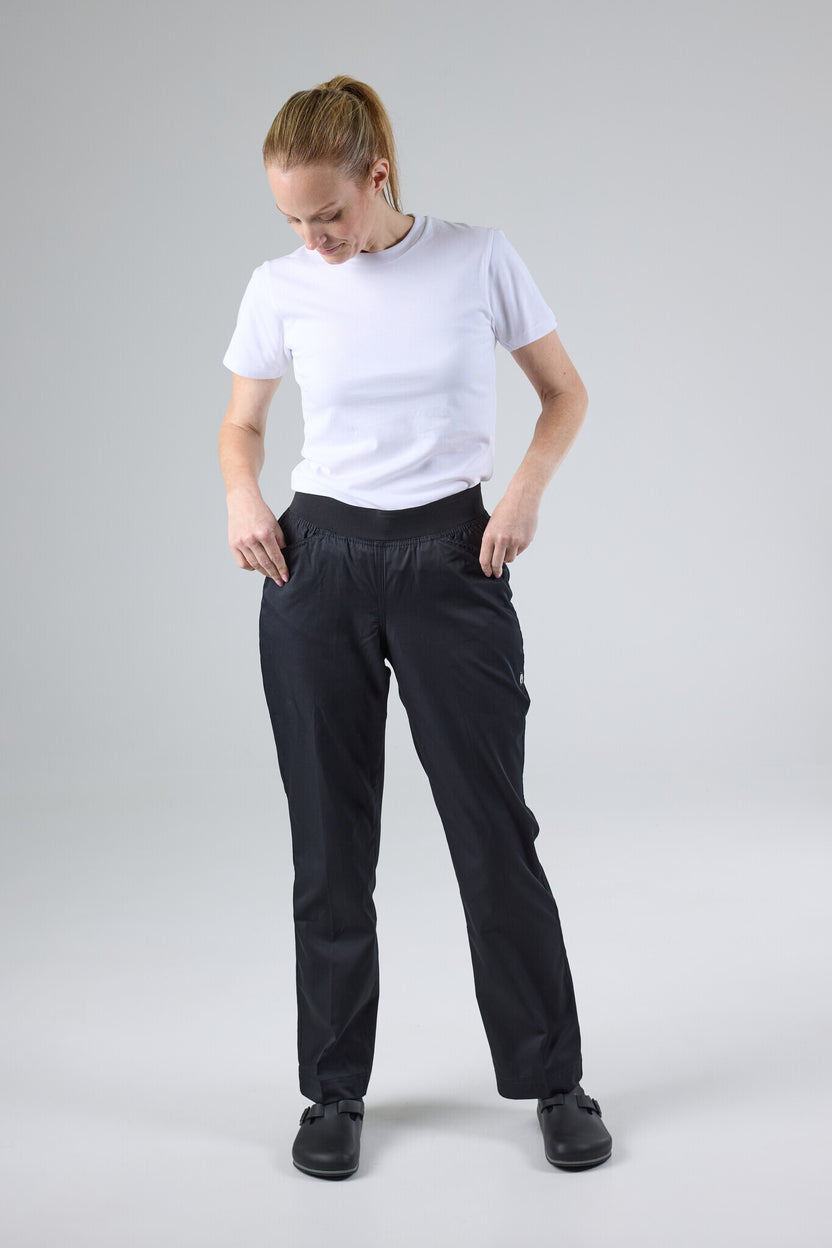 Lightweight Slim Women's Chef Pants Black – Chef Works