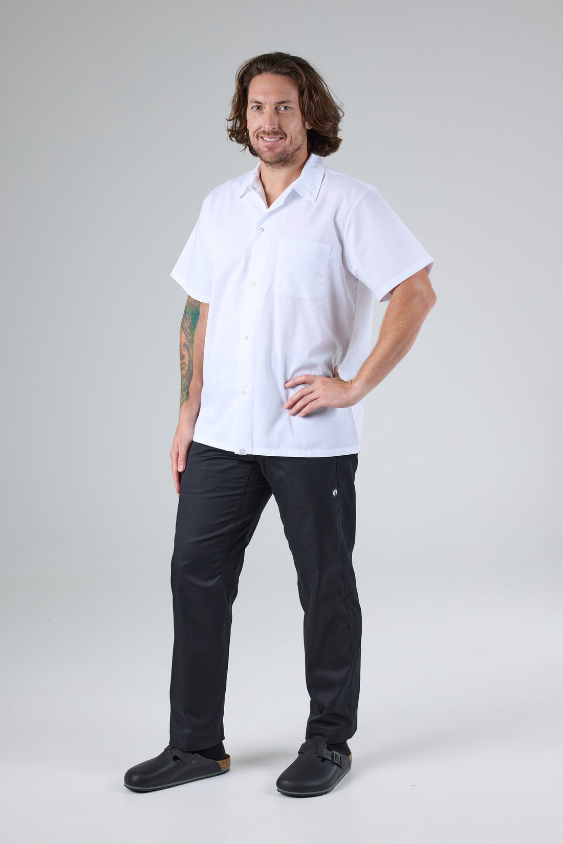 Chef Works White Utility Shirt