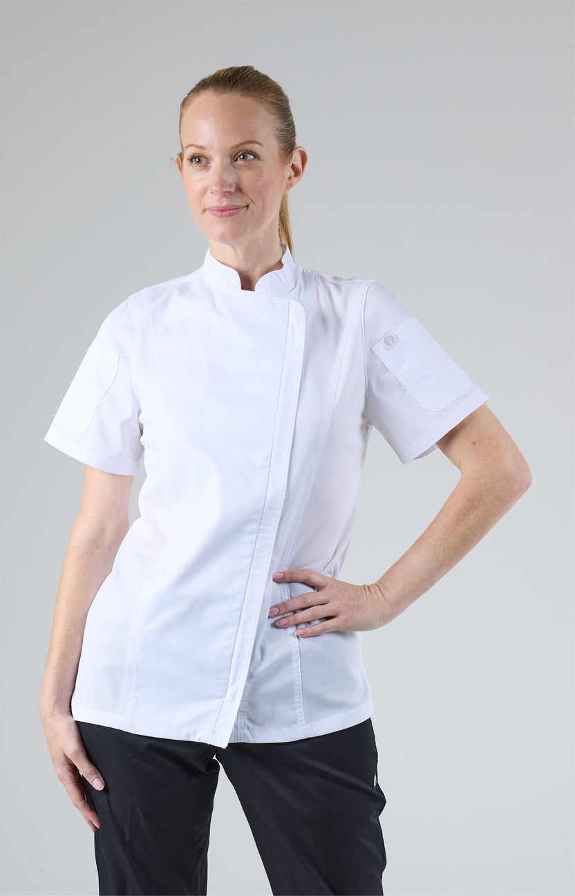 Springfield Womens Zipper Chef Jacket – Chef Works