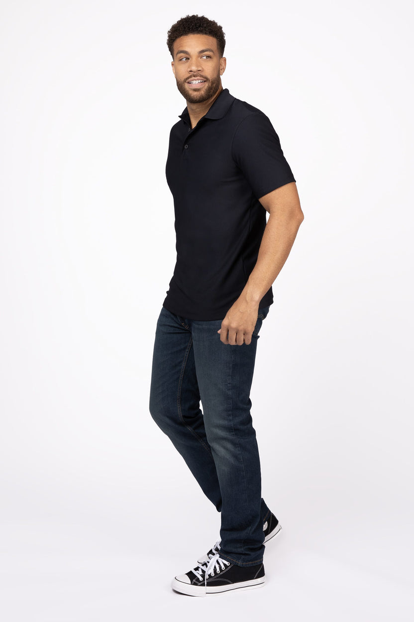 Men's Polo Shirt- Black – Chef Works