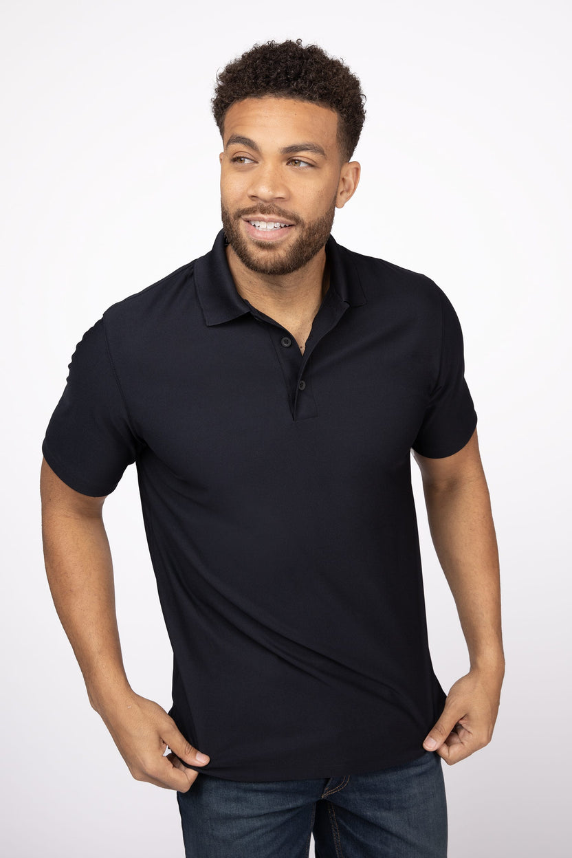 Men's Polo Shirt- Black – Chef Works
